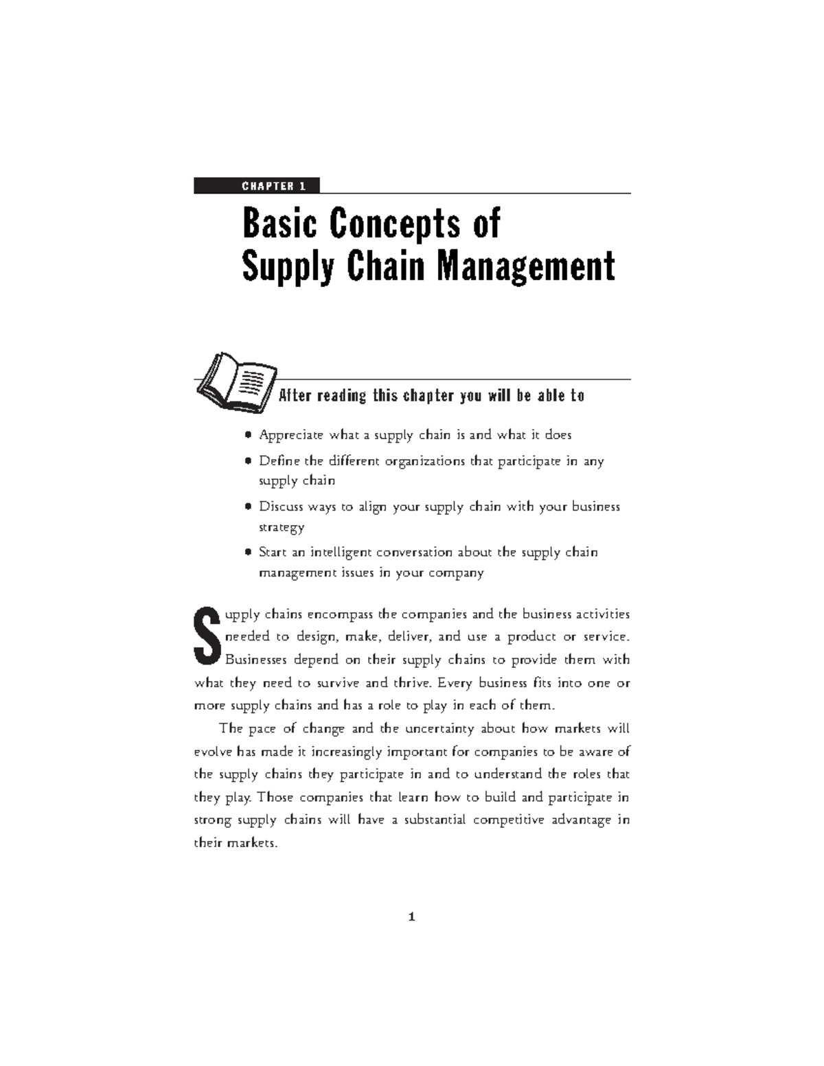 Basic Concepts Of Supply Chain Management - After reading this chapter ...