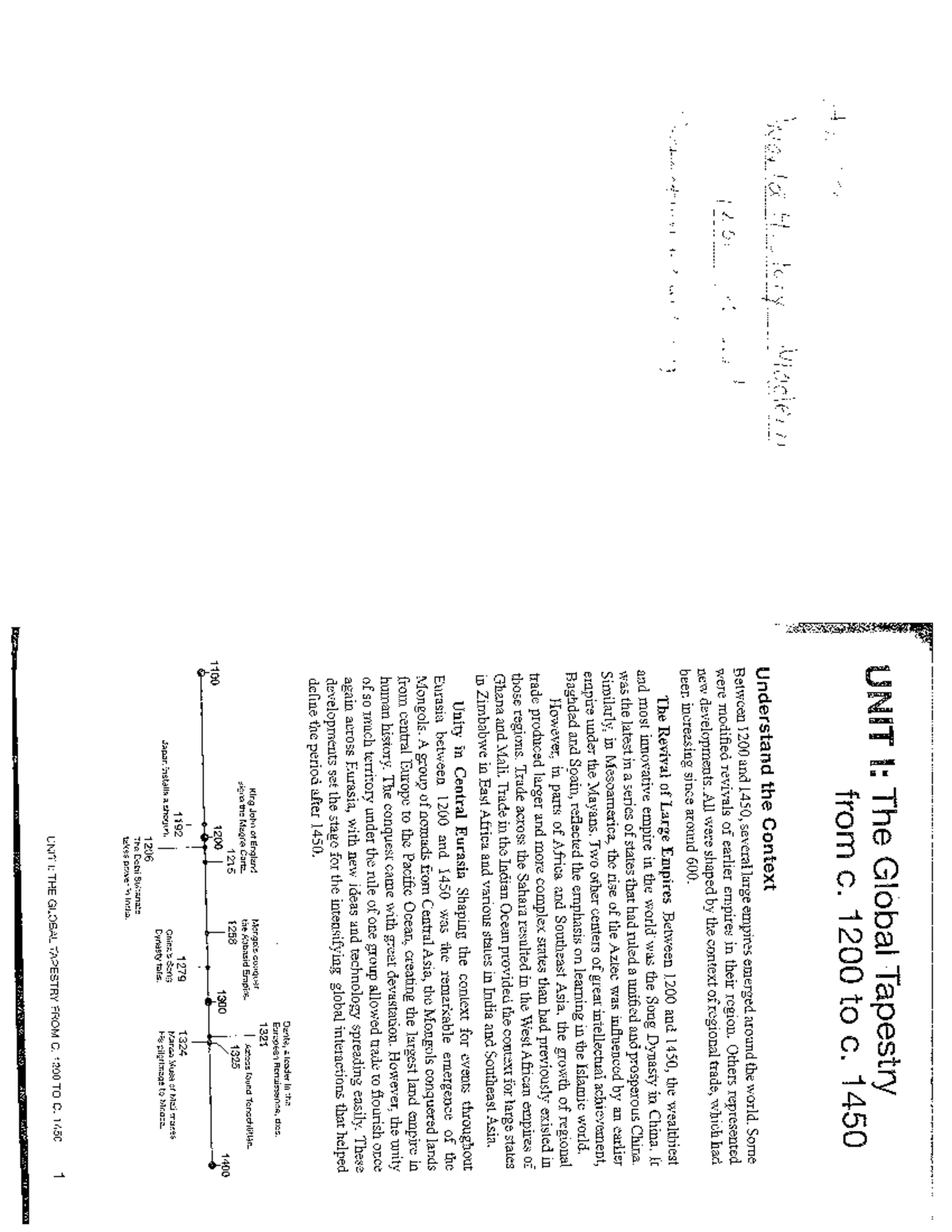 Amsco APWH Unit 1 Study Guide and Resource Materials - Studocu