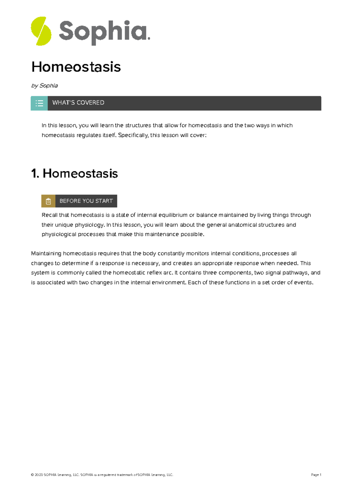 Homeostasis & Feedback Mechanisms - Anatomy & Physiology 2E Lecture ...