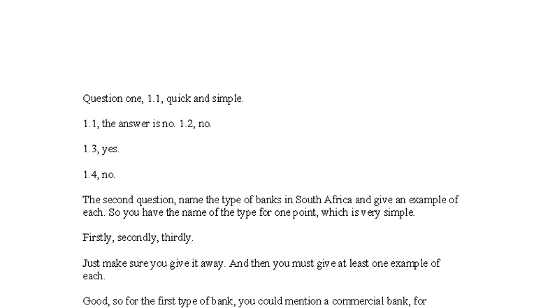 LBPM TEST 1 MEMO - MEMO - Question one, 1, quick and simple. 1, the ...