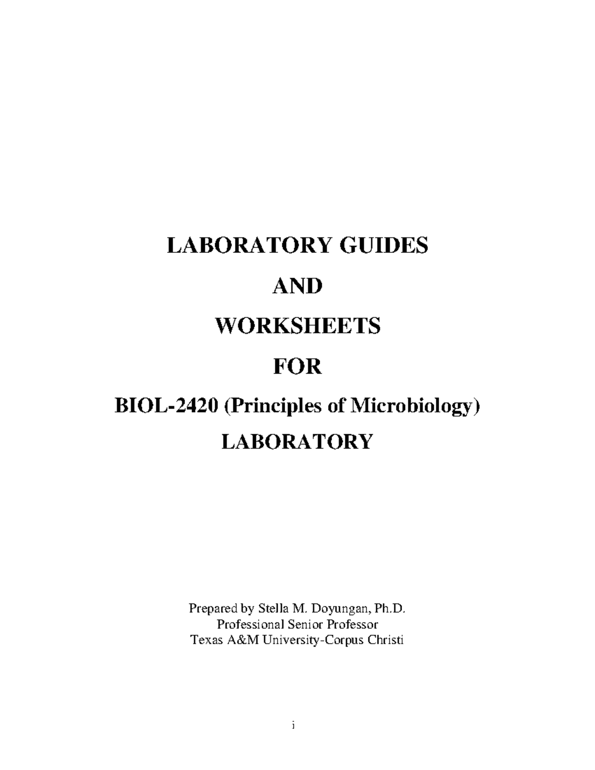 BIOL-2420 LAB Worksheets & Guides for Principles of Microbiology FA-24 ...