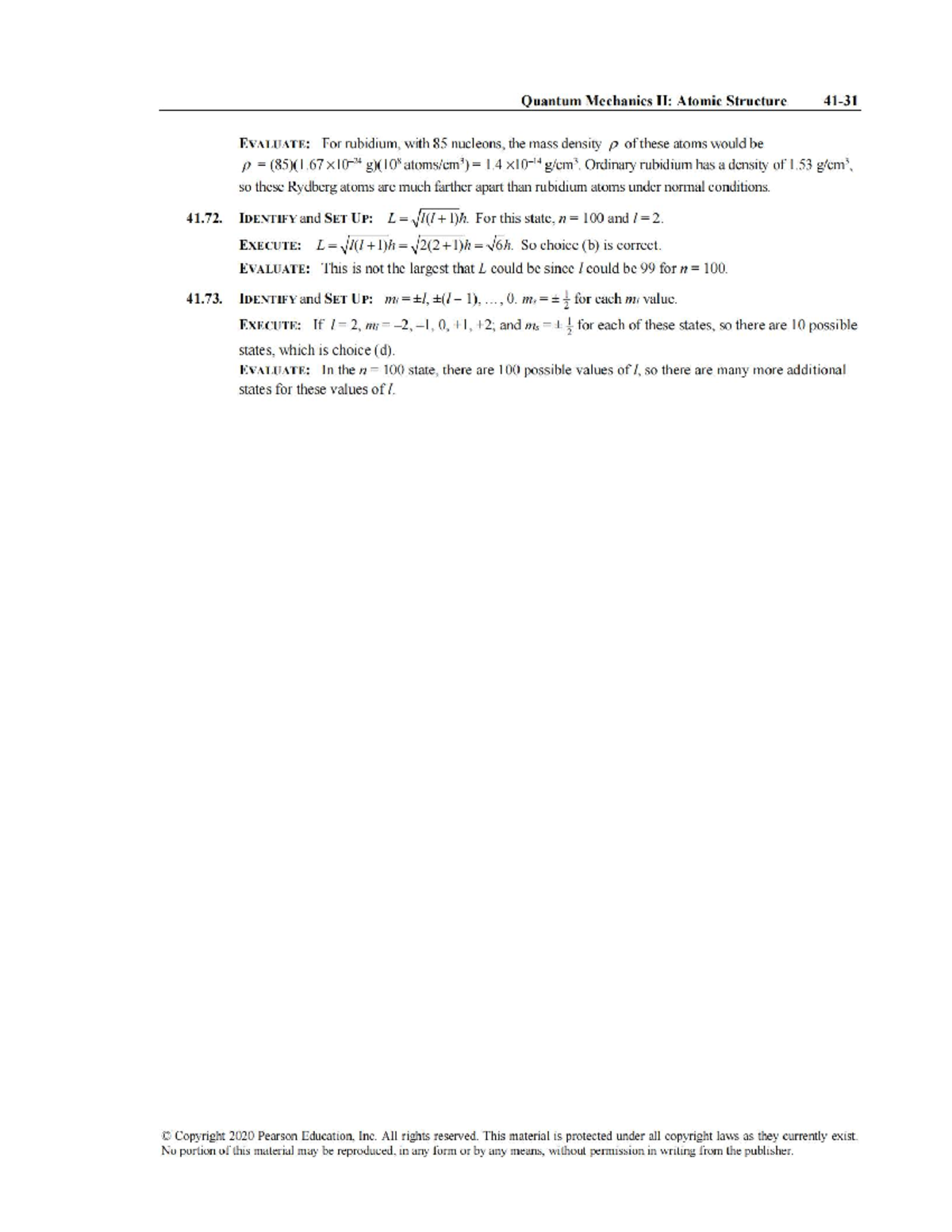 Quantum Mechanics II: Atomic Structure Analysis & Evaluations - Studocu