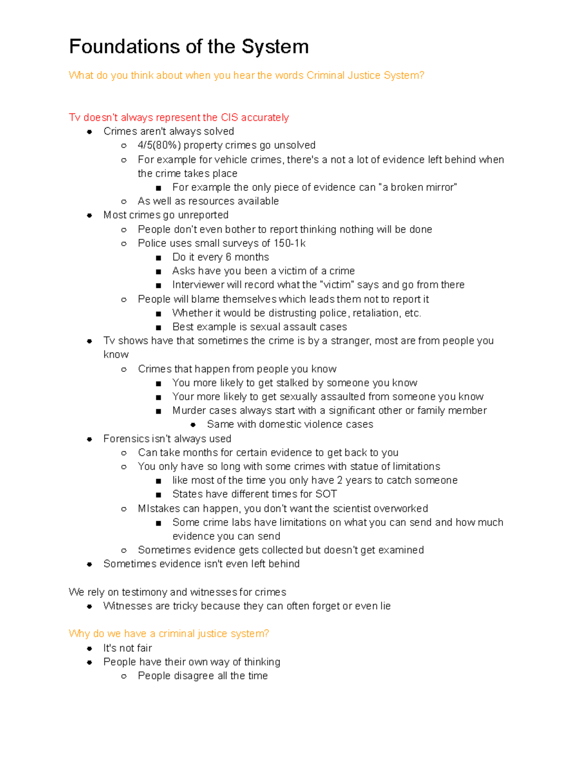 Foundations of the Criminal Justice System: Misdemeanors & Felonies ...