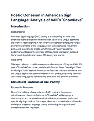 Cinematic Techniques in ASL Poetry: Exploring Visual-Kinetic Artistry ...