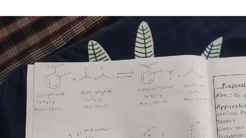 Preparation of Aspirin and Estimation of Iron(II) - NEIL GOGTE ...