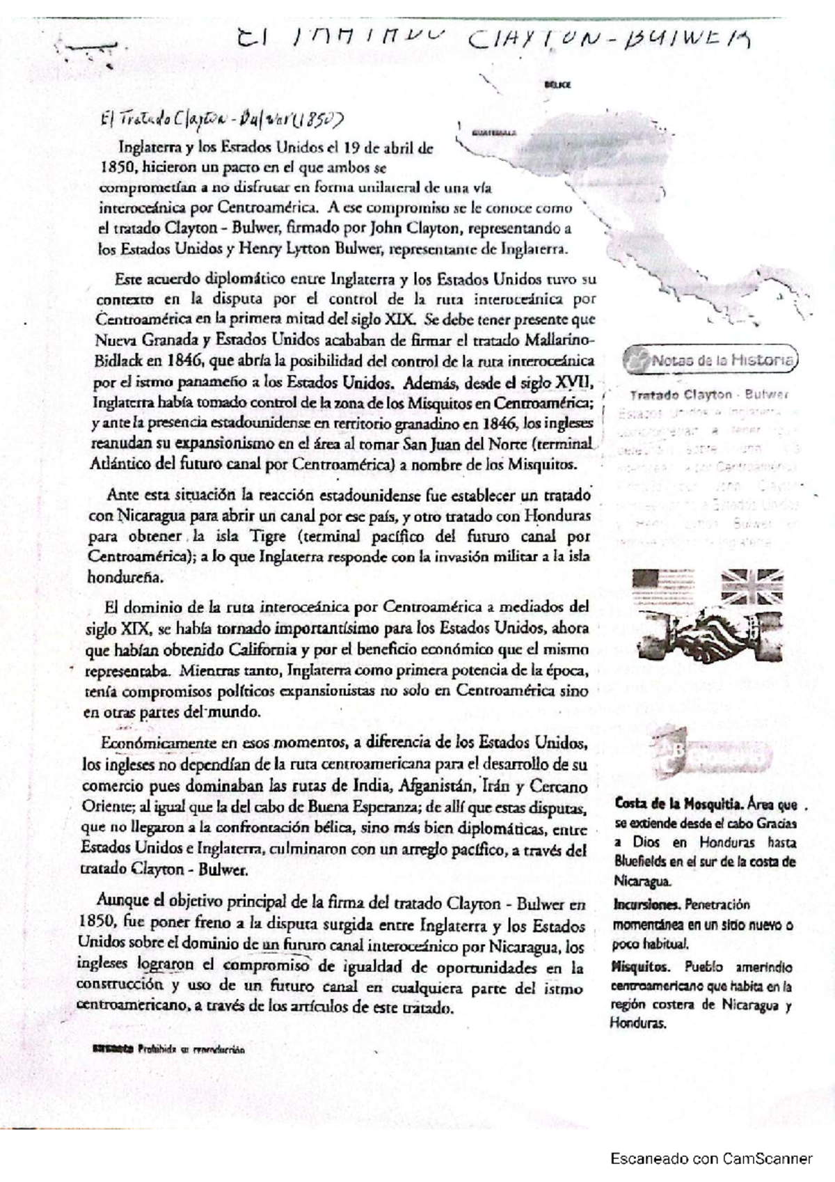 Tratado Clayton-Bulwer: Contexto Histórico y Consecuencias - Studocu