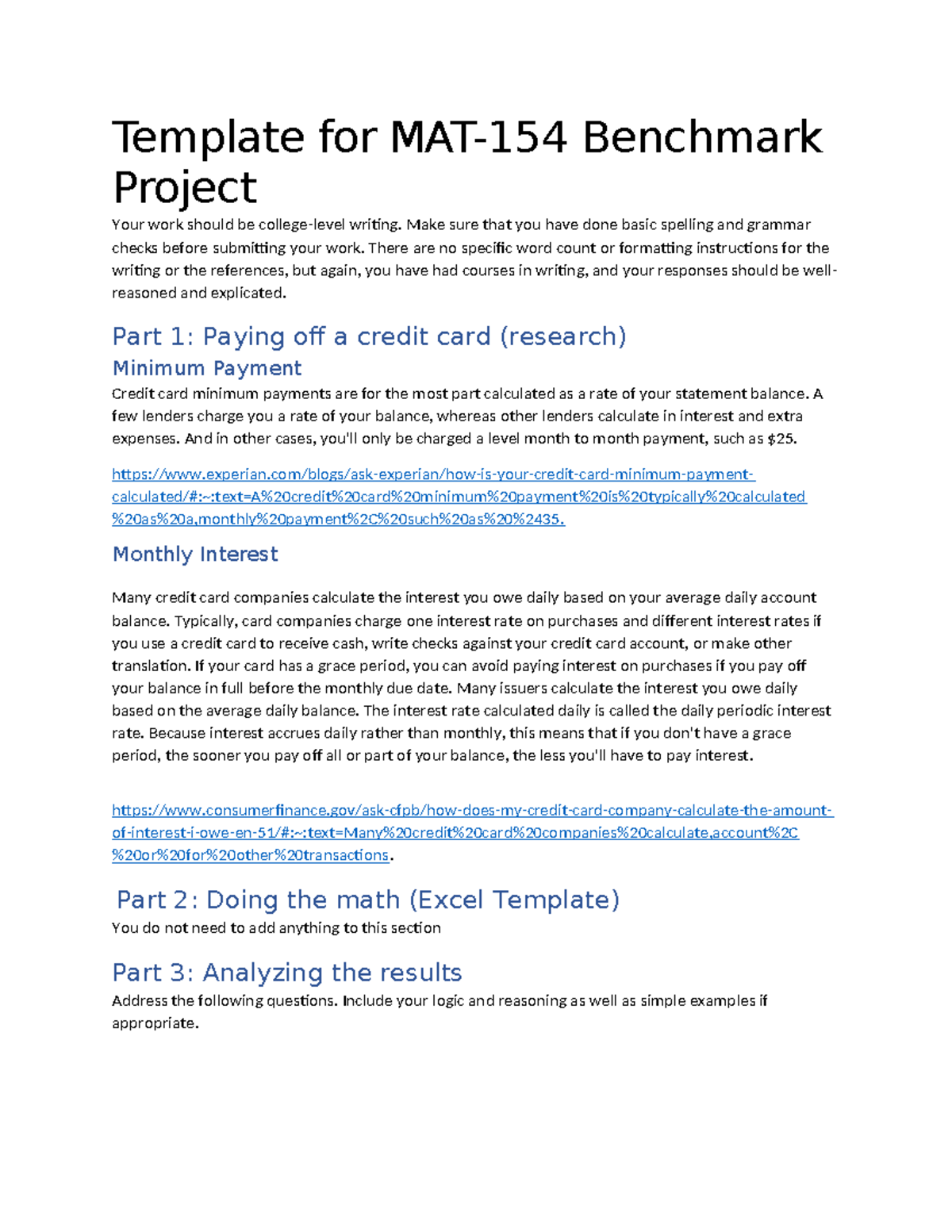 MAT-154-RS-Credit Card Analysis Project Template - Studocu