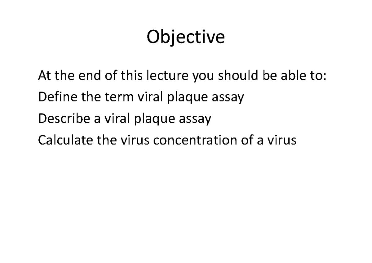 Viral Plaque Assays: Procedures and Calculations for Virus Titer ...