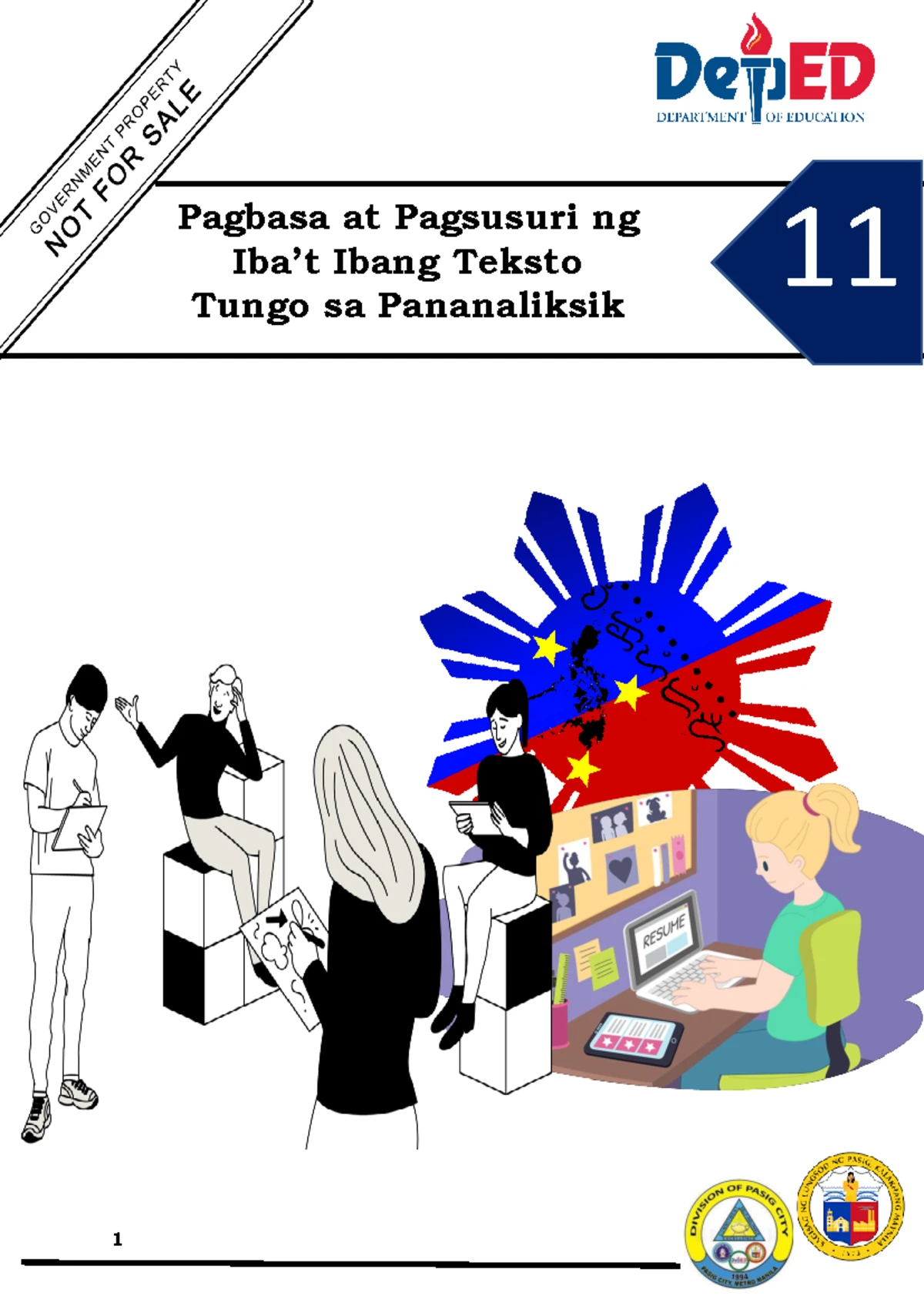 FIL11 Q3 M3-Pagbasa Kahulugan, Katangian at Kalikasan ng Iba’t Ibang ...