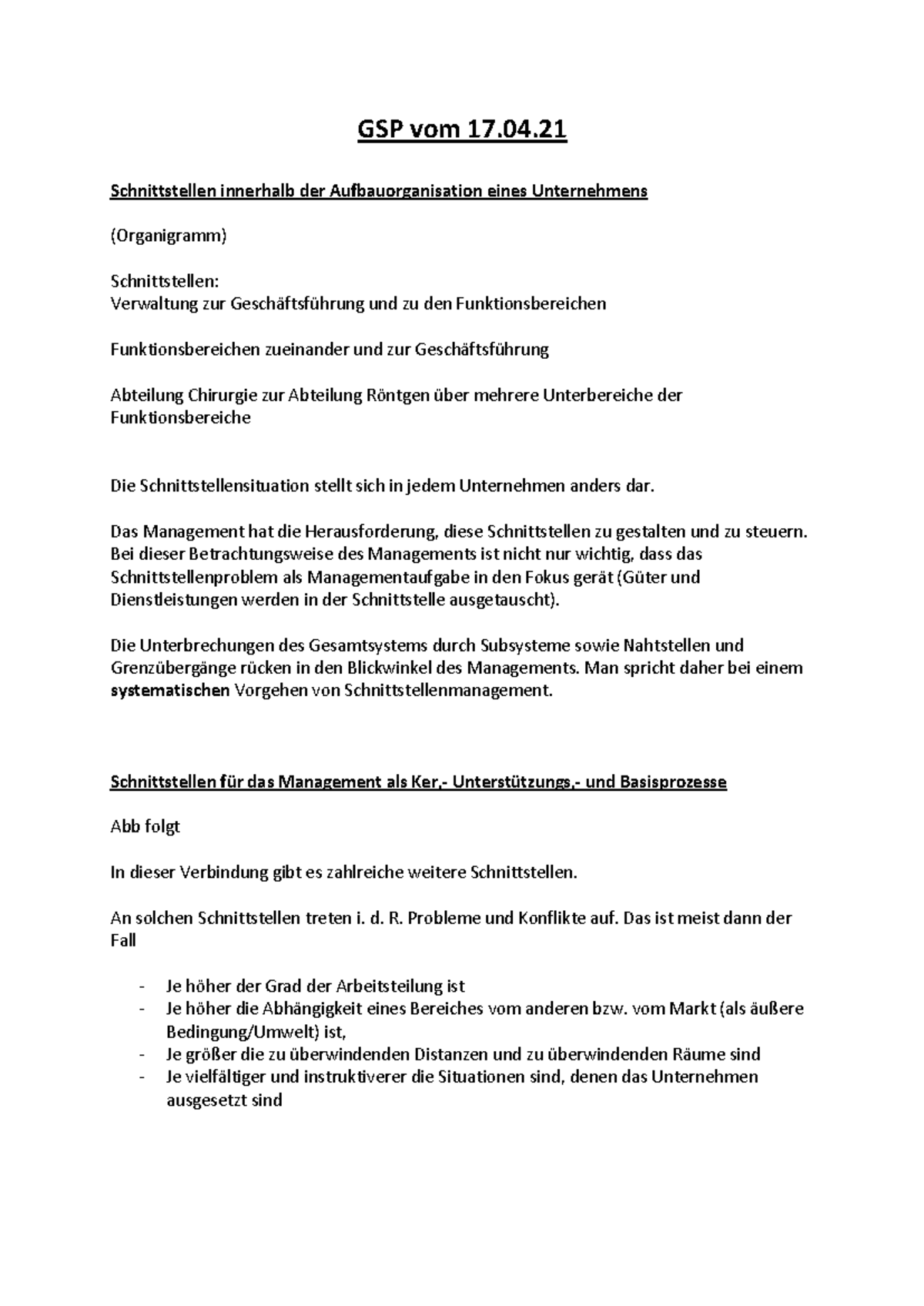 Schnittstellenmanagement in Unternehmen: Herausforderungen und Merkmale ...