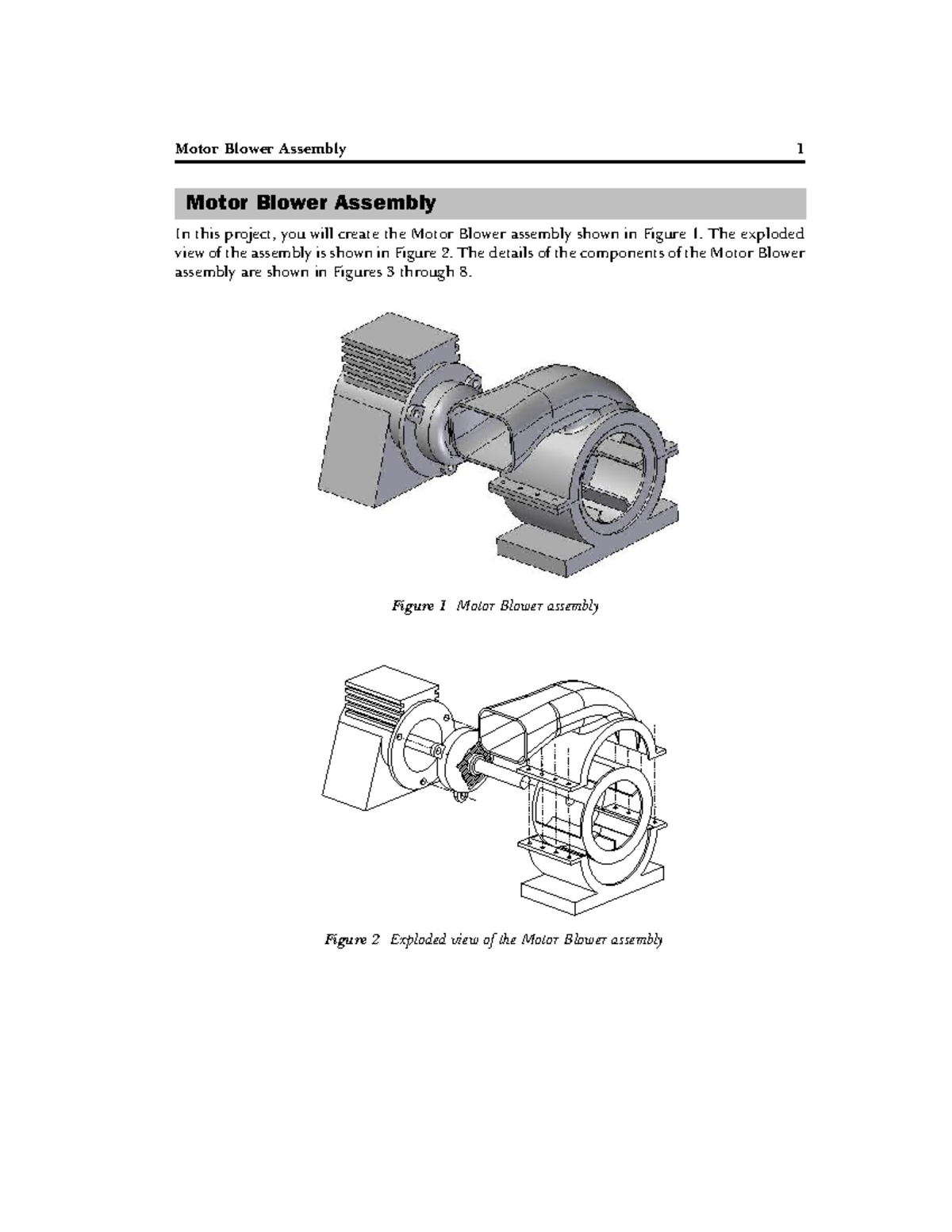 Motor Blower Assembly Project Overview and Component Details - Studocu