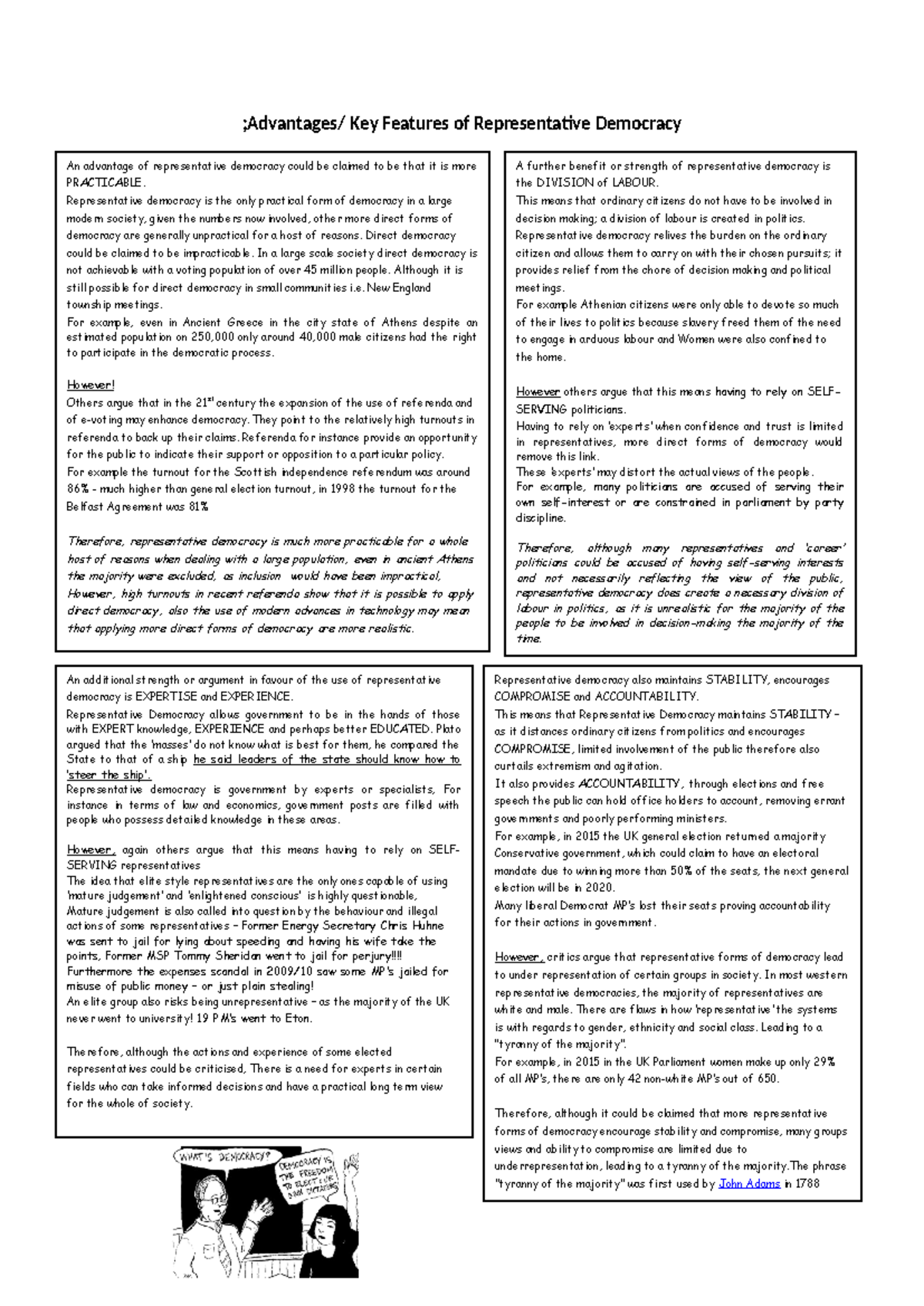 Key Features and Advantages of Representative Democracy: An Analysis ...