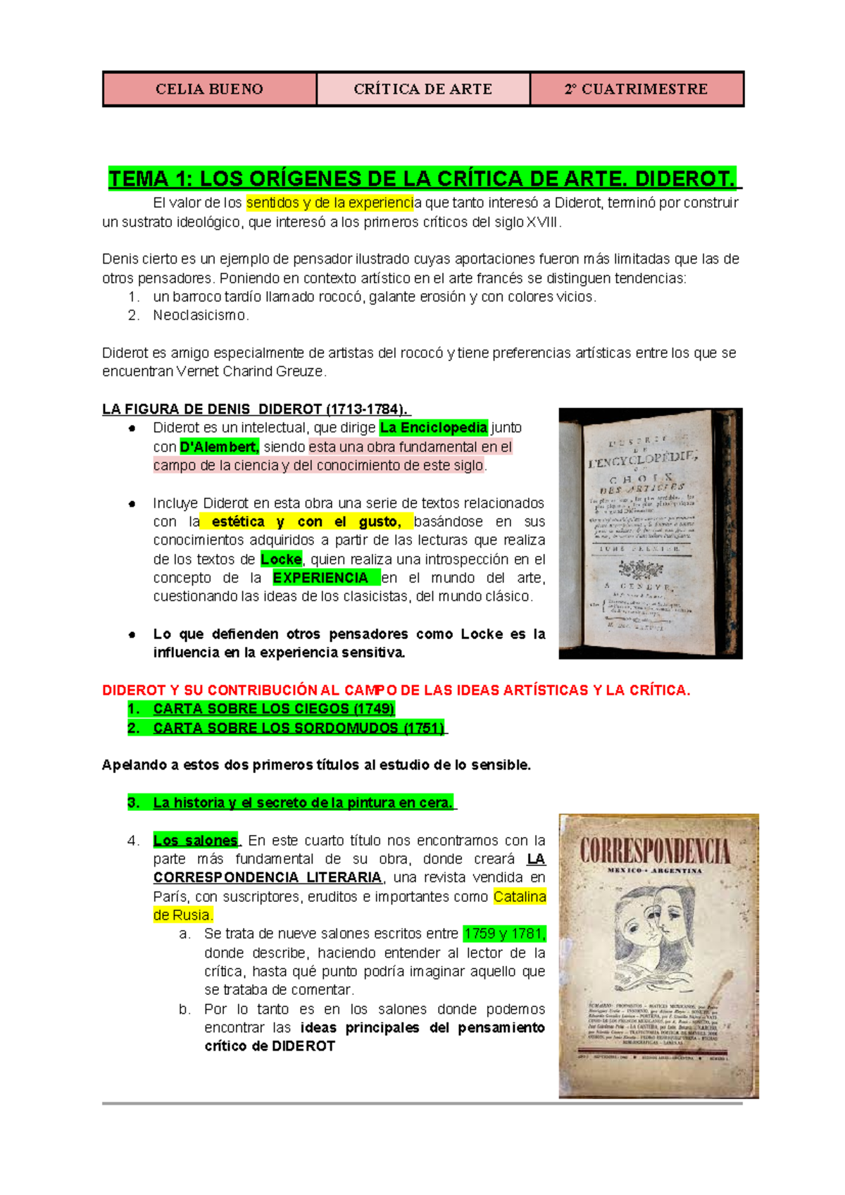 TEMA 3: CLAVES DEL REALISMO Y DEL IMPRESIONISMO - CELIA BUENO CRÍTICA ...