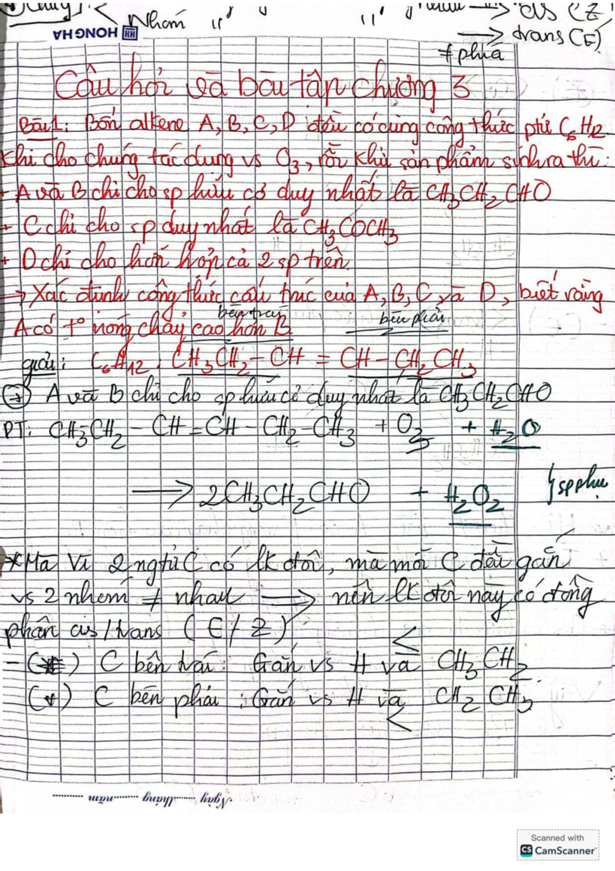 C6H11 Organic Chemistry: Reactions and Mechanisms Analysis - Studocu