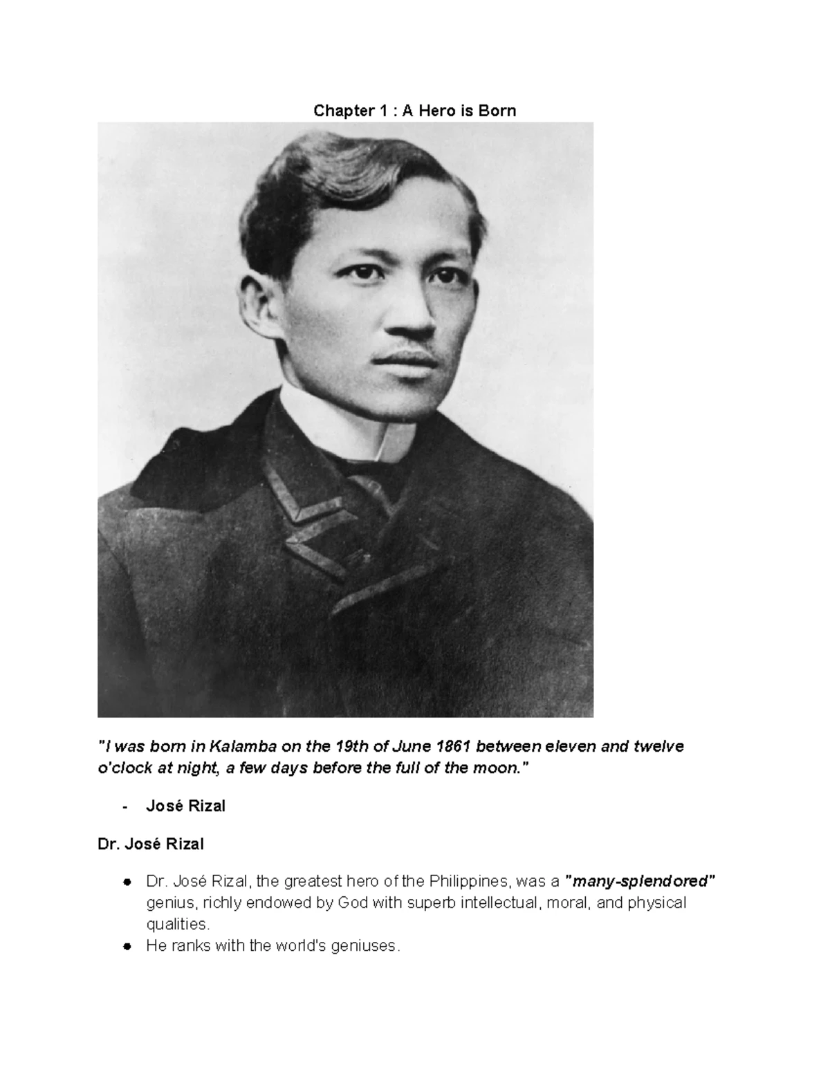 Life and Work of Jose Rizal: Chapter 6 - In Sunny Spain (1882-1885 ...