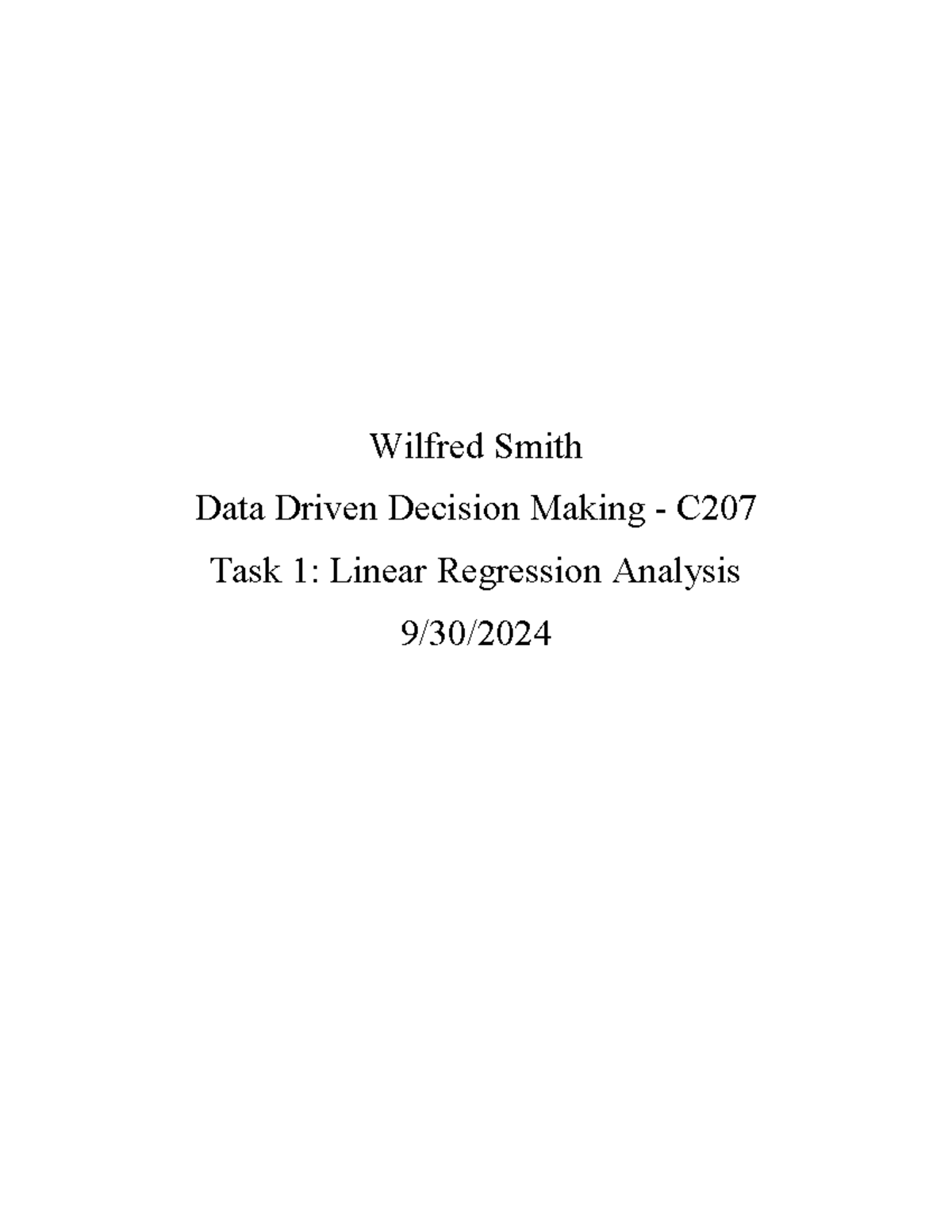 QUM2 - Task 1: Linear Regression Analysis on Nurse Attrition Rates ...