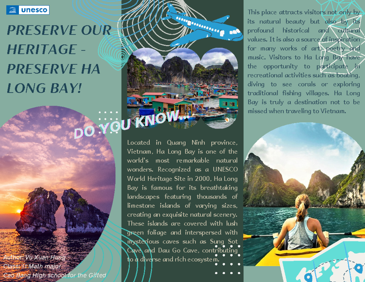 BÀI THU HOẠCH - I have done this brochure since Feb 15th. - DO YOU KNOW ...
