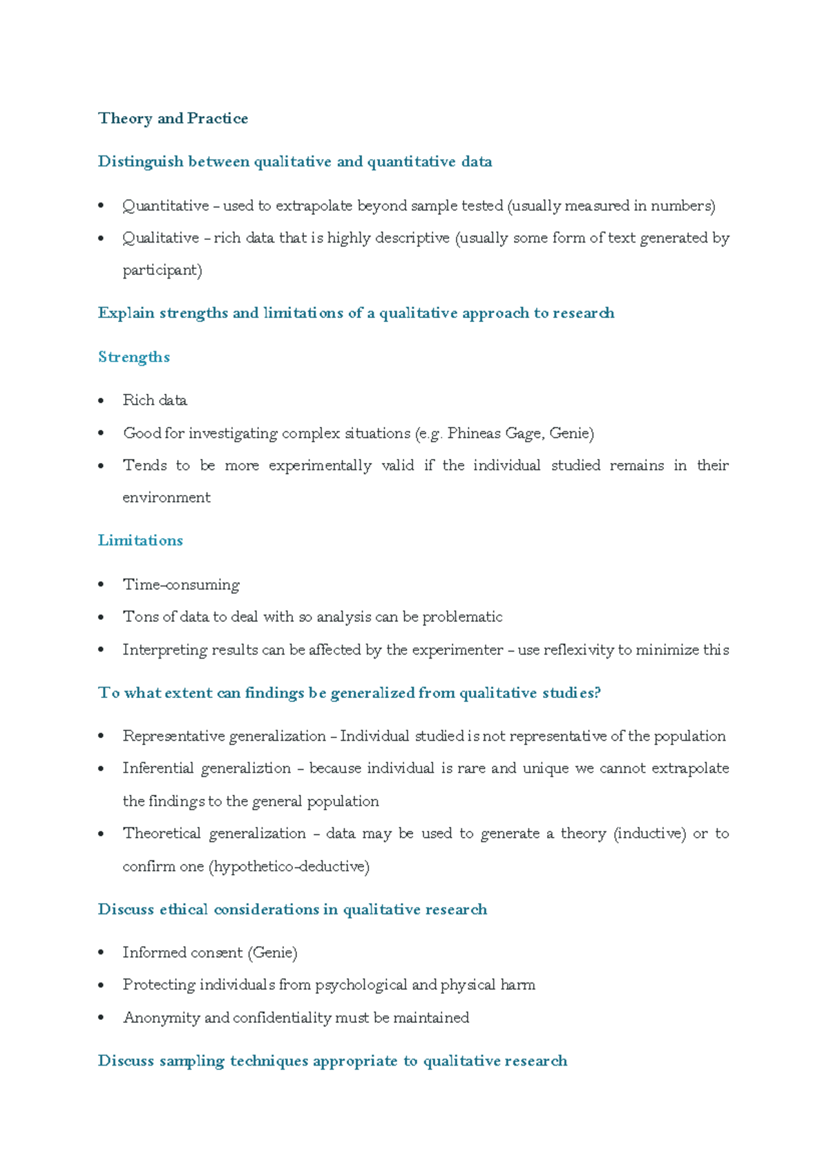 93825787 IB Psychology Paper 3: Qualitative vs Quantitative Data ...