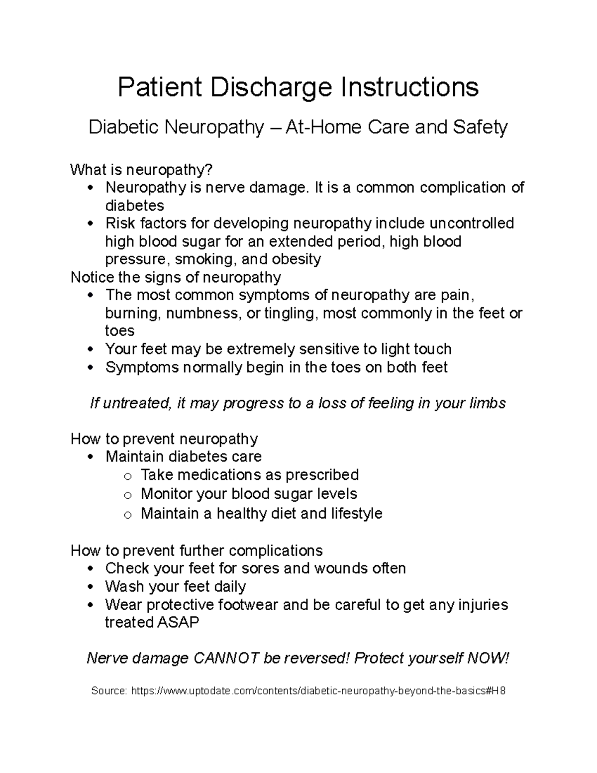 Patient Discharge Instructions - Patient Discharge Instructions ...