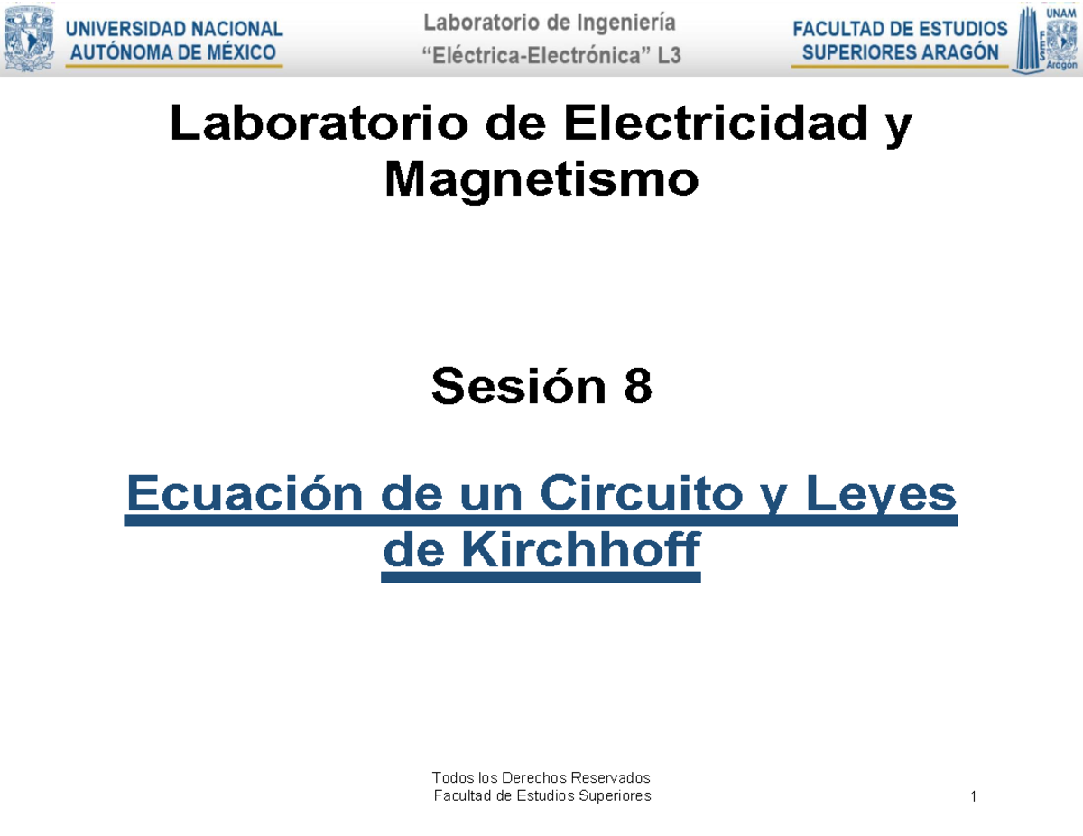 Práctica-8- Ey M - Práctica 8 electricidad y magnetismo fes Aragón - Todos los Derechos ...
