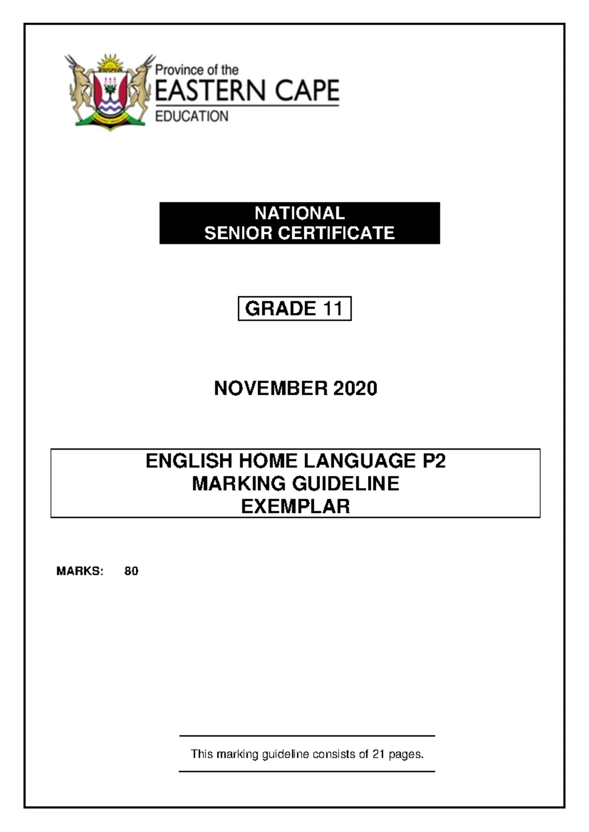 Gr11 Life Orientation Nov 2023 - Past Exam Paper & Questions - Studocu