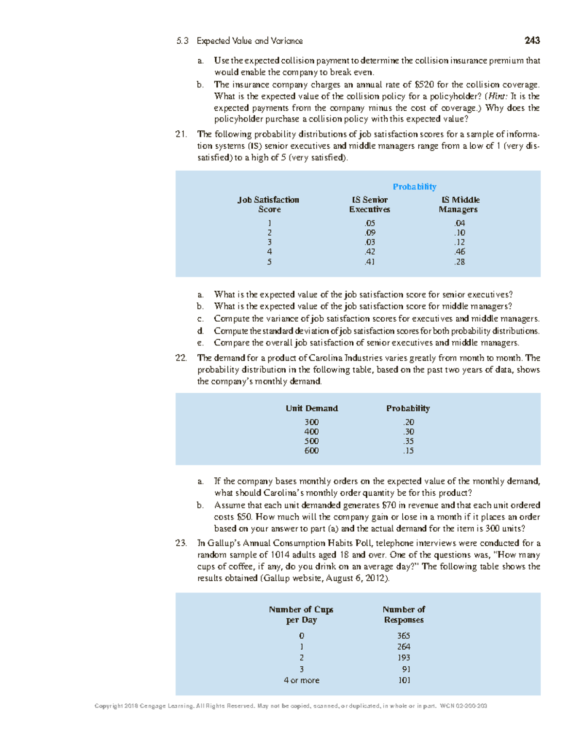 Chapter 5: Expected Value, Variance, and Bivariate Distributions - Studocu
