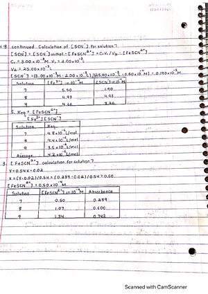 [Solved] kinetics pre lab - General Chemistry II (CHEM 1220) - Studocu