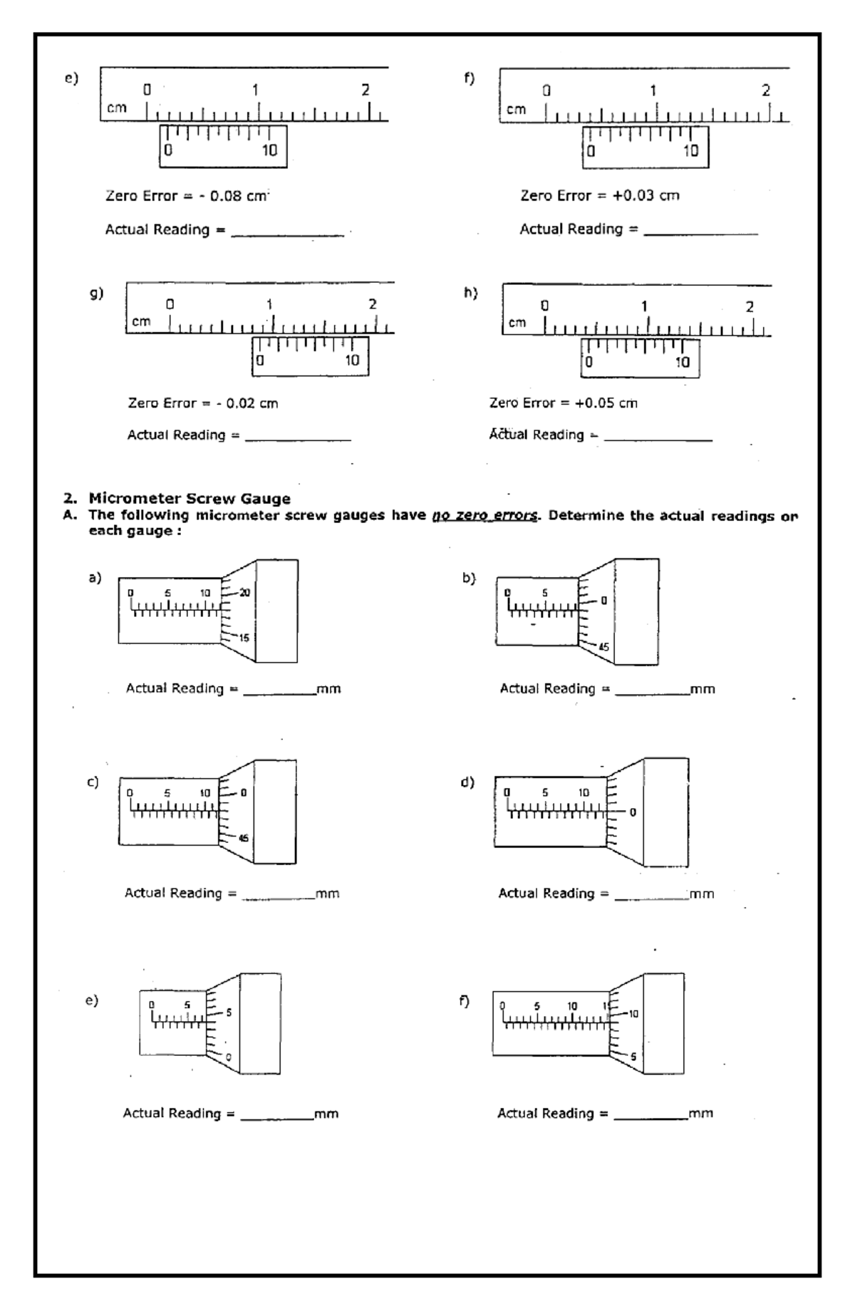 Worksheet micrometer - Visual Programming - Studocu