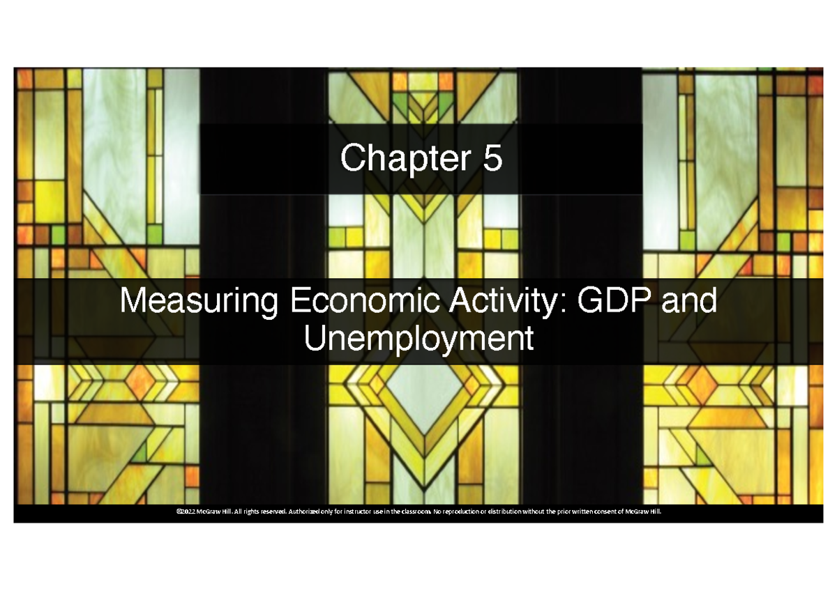 Macro Frank 8e Chapter 5 PPT final - Measuring Economic Activity: GDP ...