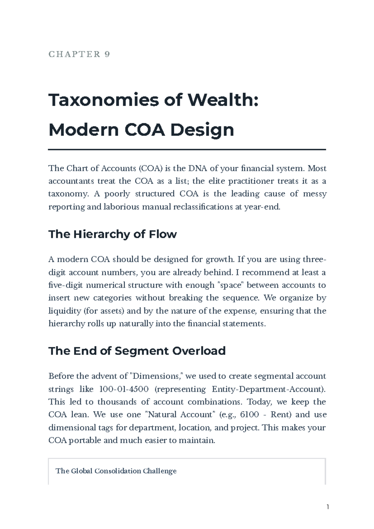 CHAPTER 9: Taxonomies of Wealth in Modern COA Design - Studocu
