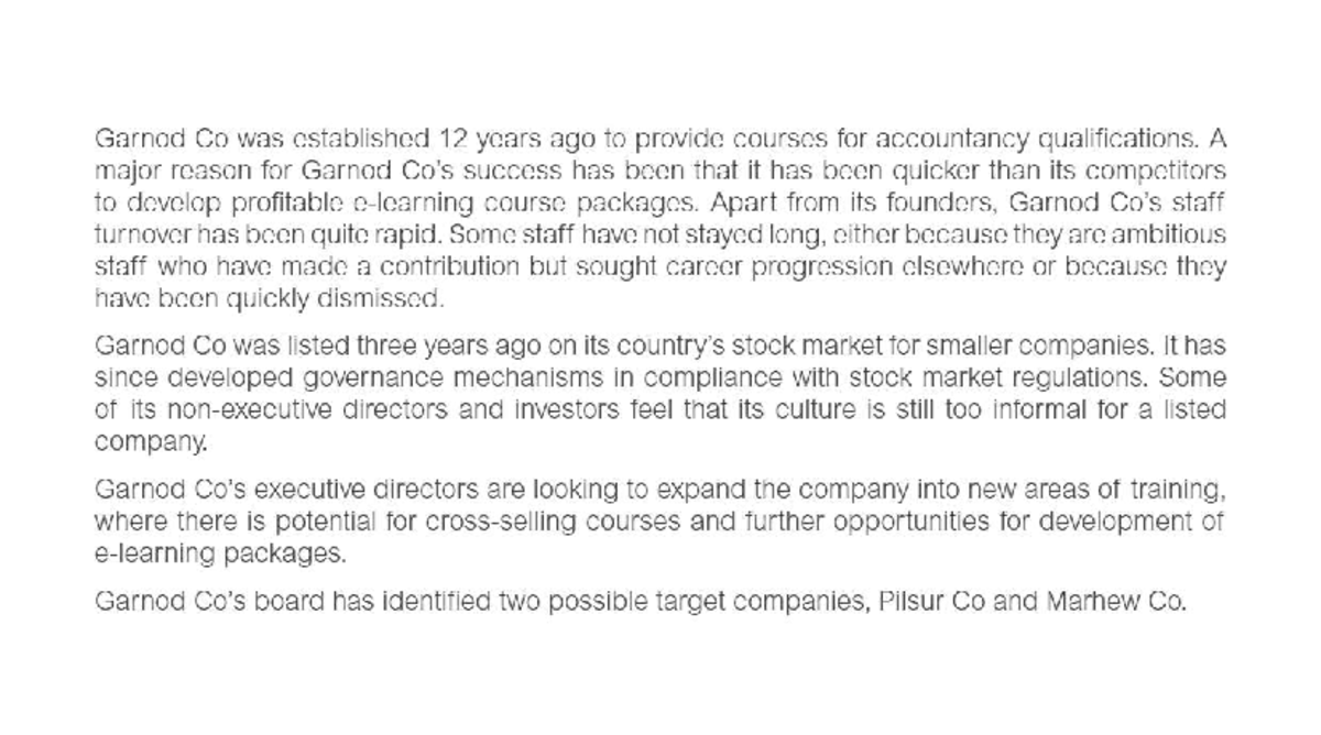 Garnod Co: Strategic Expansion & Governance Insights - AFM - Studocu