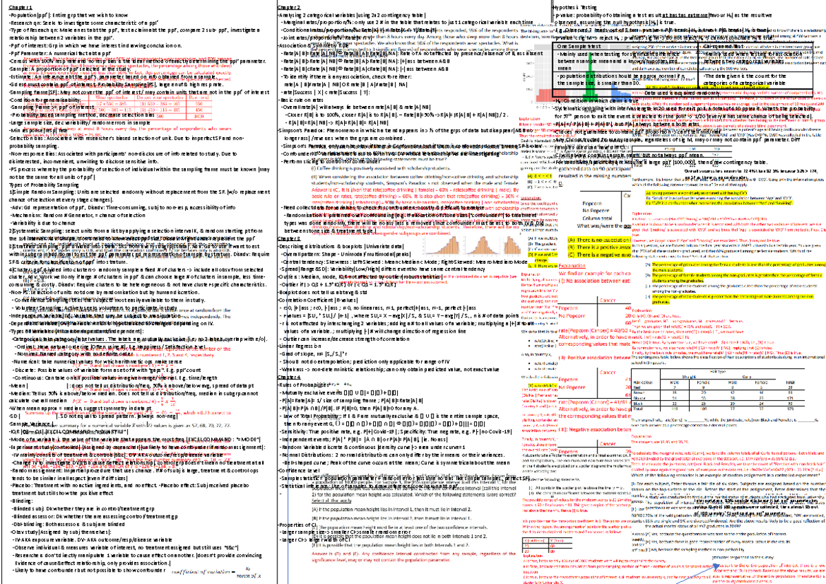 GEA1000 Cheatsheet - Definition with tutorial questions & answers - Chapter 1 -Population(ppln ...