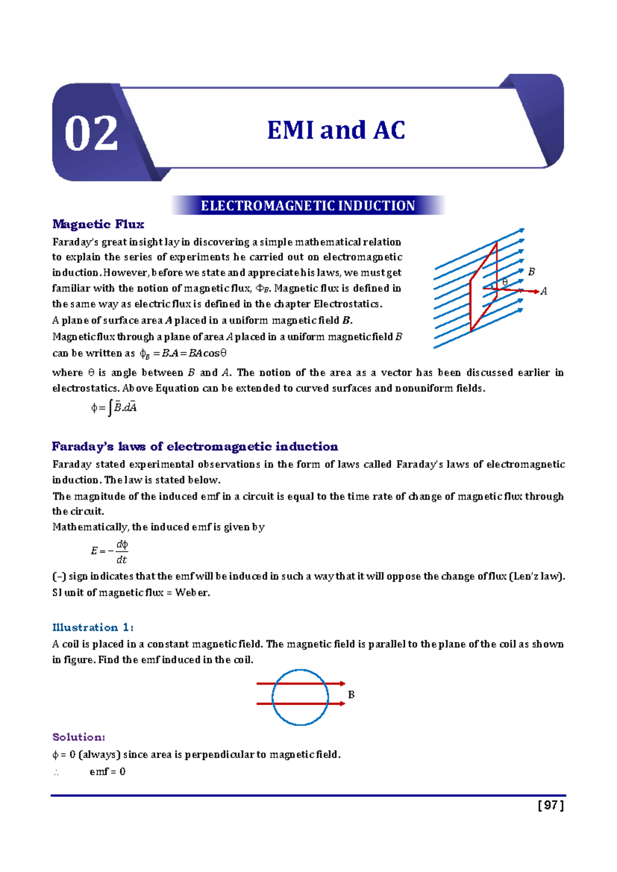 EMI and AC - JEE (Main Advanced) Notes on Electromagnetic Induction ...