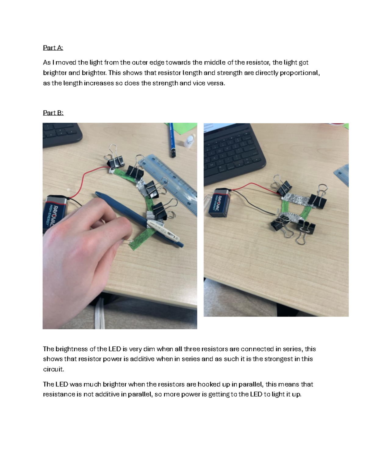 Phys Lab 5 - Resistor Behavior in Series and Parallel Circuits - Studocu