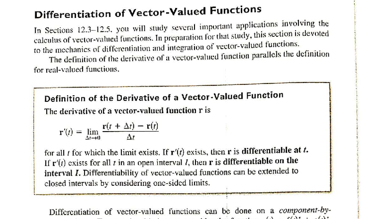 Differentiation of Functions: Key Concepts and Applications (L8 Multi Cal) - Studocu