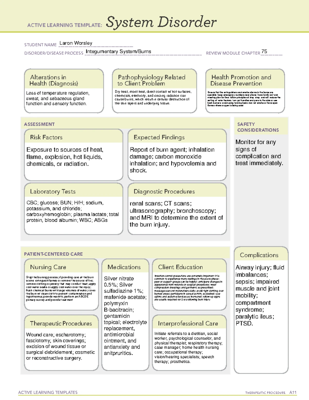 Thorax, heart, abdomen nursing skill - ACTIVE LEARNING TEMPLATES ...