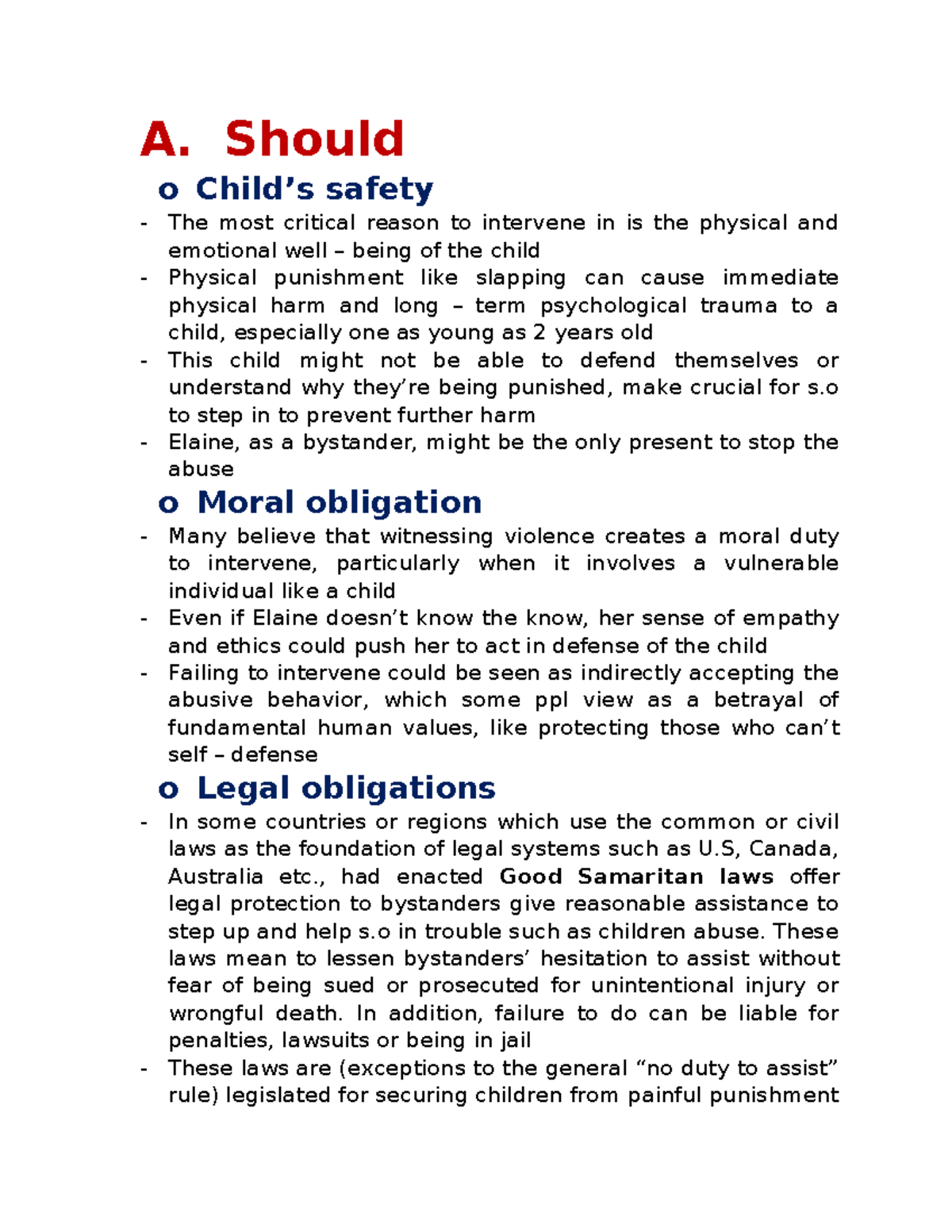 Intervening in Child Abuse: Moral, Legal, and Safety Considerations ...