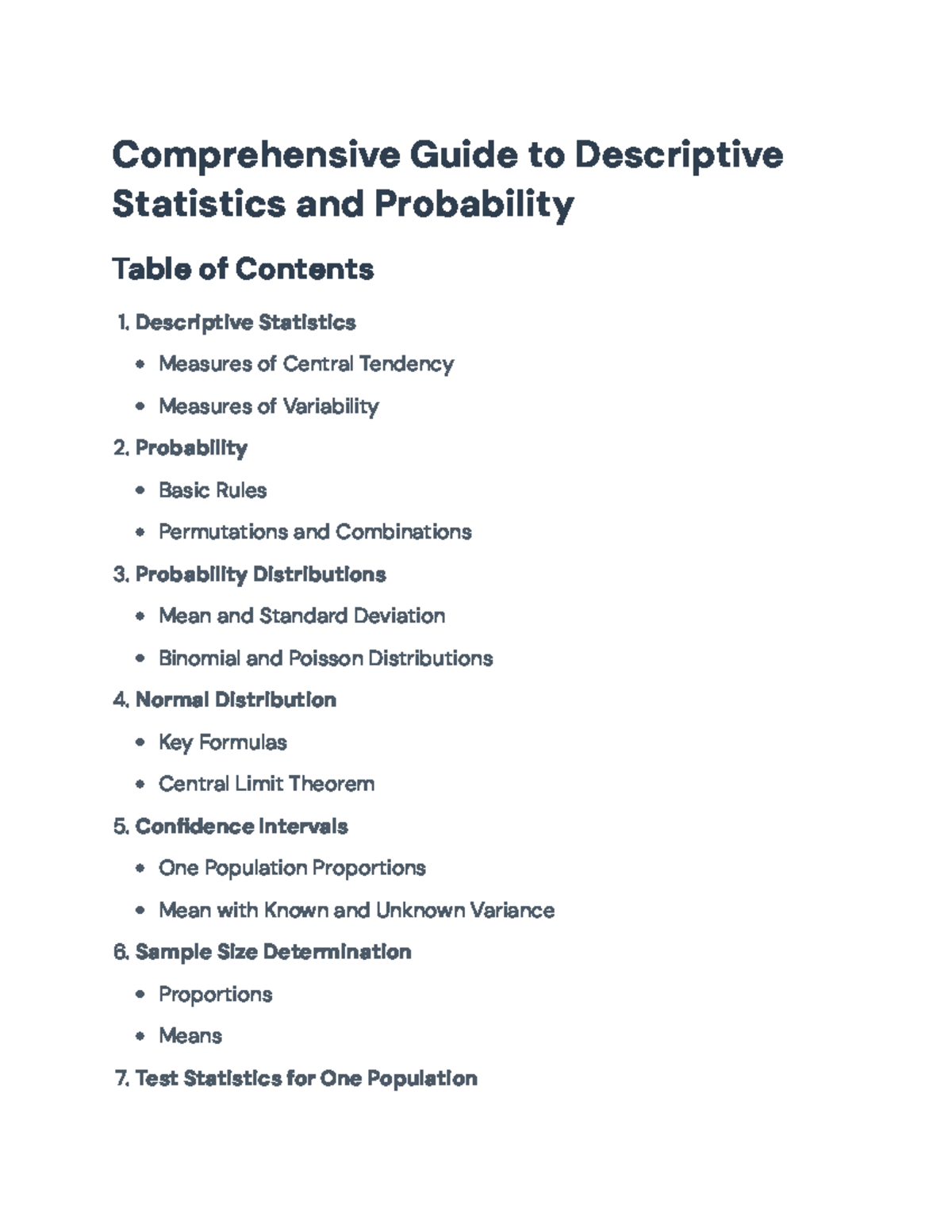 Comprehensive Guide to Probability Distributions and Statistics ...