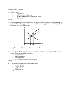 Market Structure Question and Answer MCQ - Market Structure 1. A ...