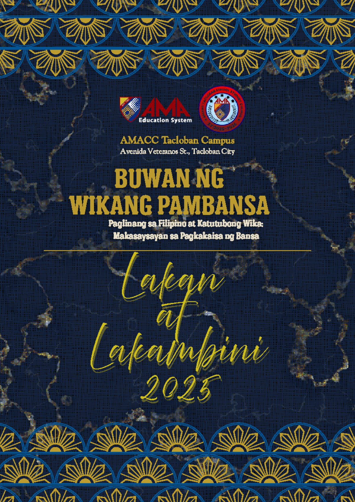 AMACC Tacloban Campus: Buwan ng Wika Activity Program 2025 - Studocu