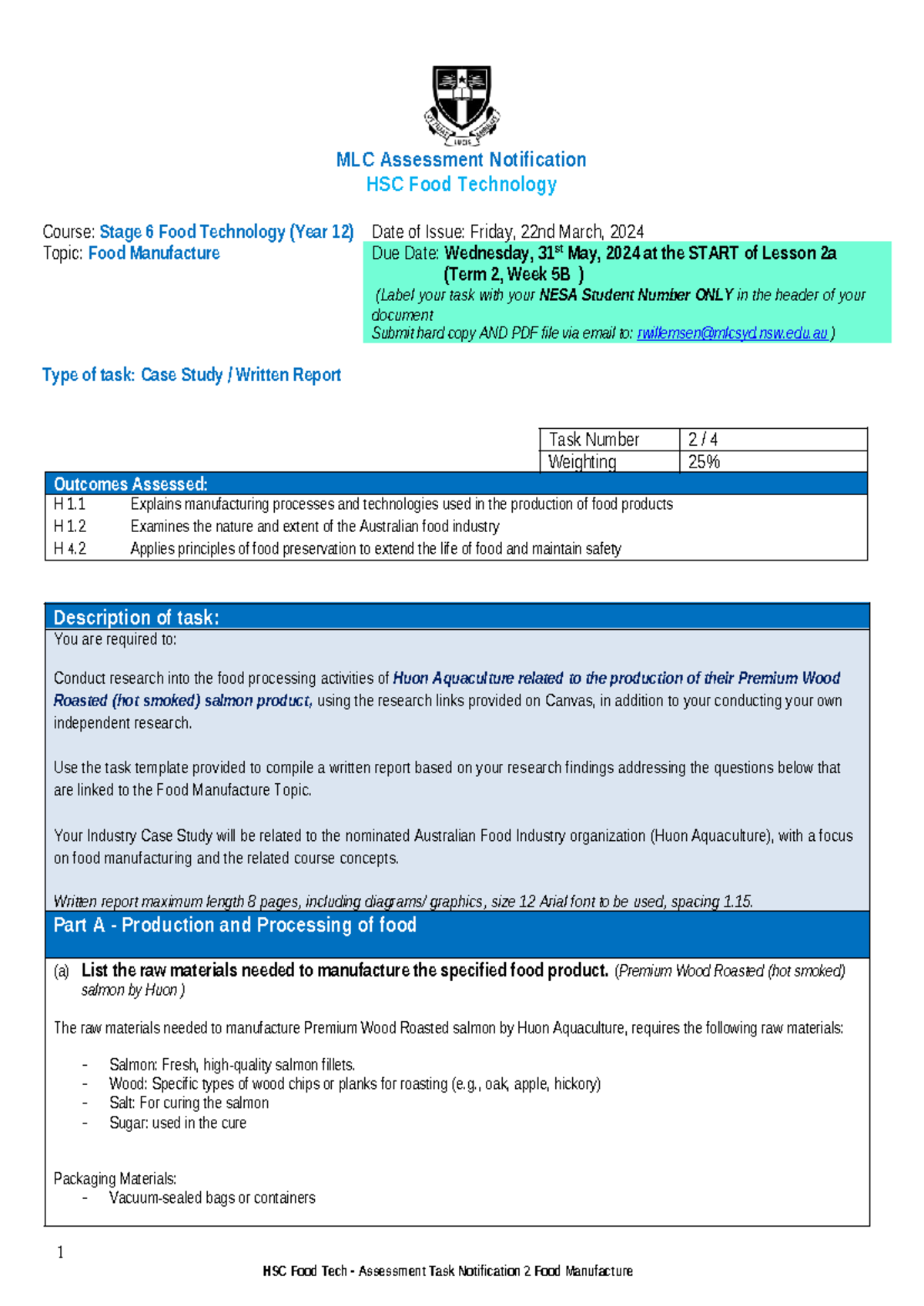 12 Food Tech Assess Notification 2 Food Manufacture 2024 - MLC ...