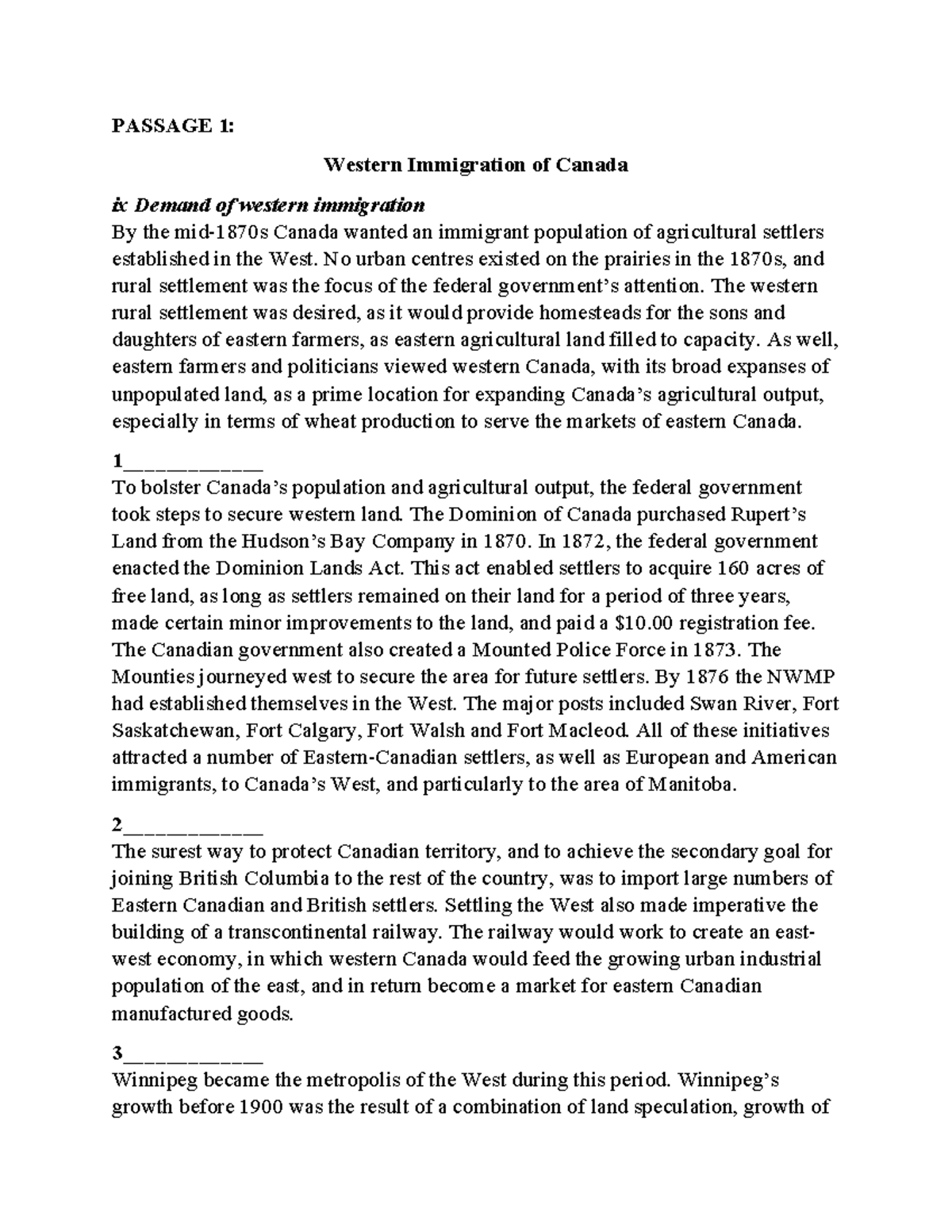 VL 8 TEST 5: Western Immigration & Sleep Research Insights - Studocu