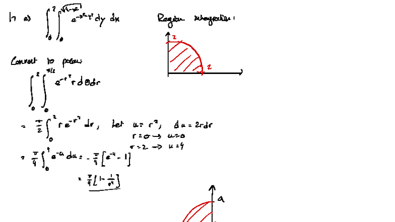 Tutorial 3 Solutions: Integration Techniques and Polar Coordinates ...