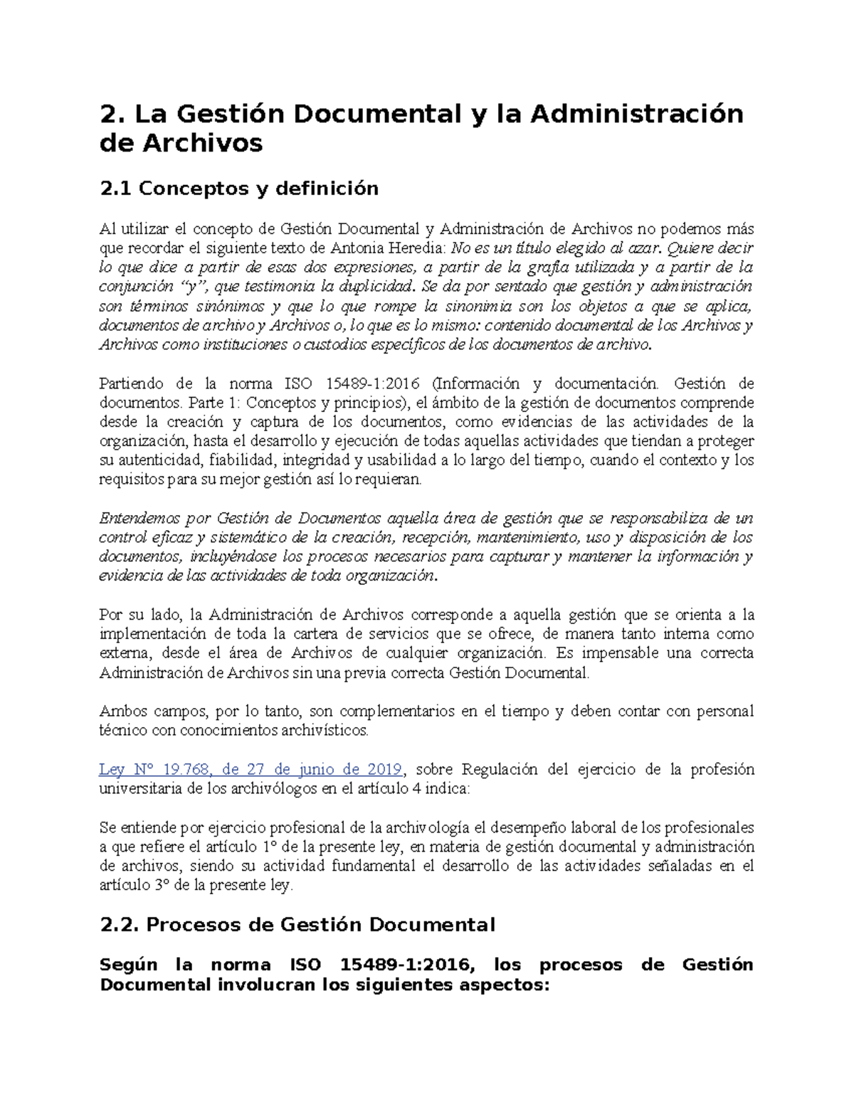 Gestión Documental y Administración de Archivos: Conceptos Clave - Studocu