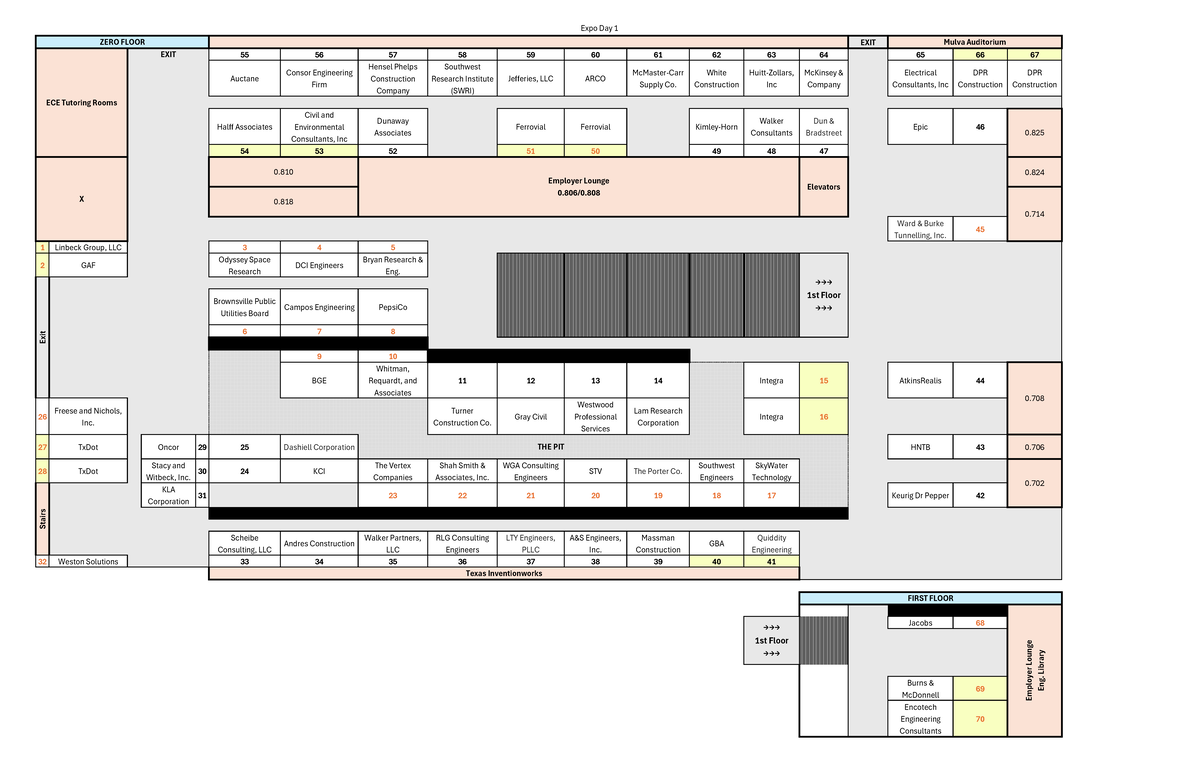 Spring Expo 2026 - Day 1 Booth Map Overview - Studocu