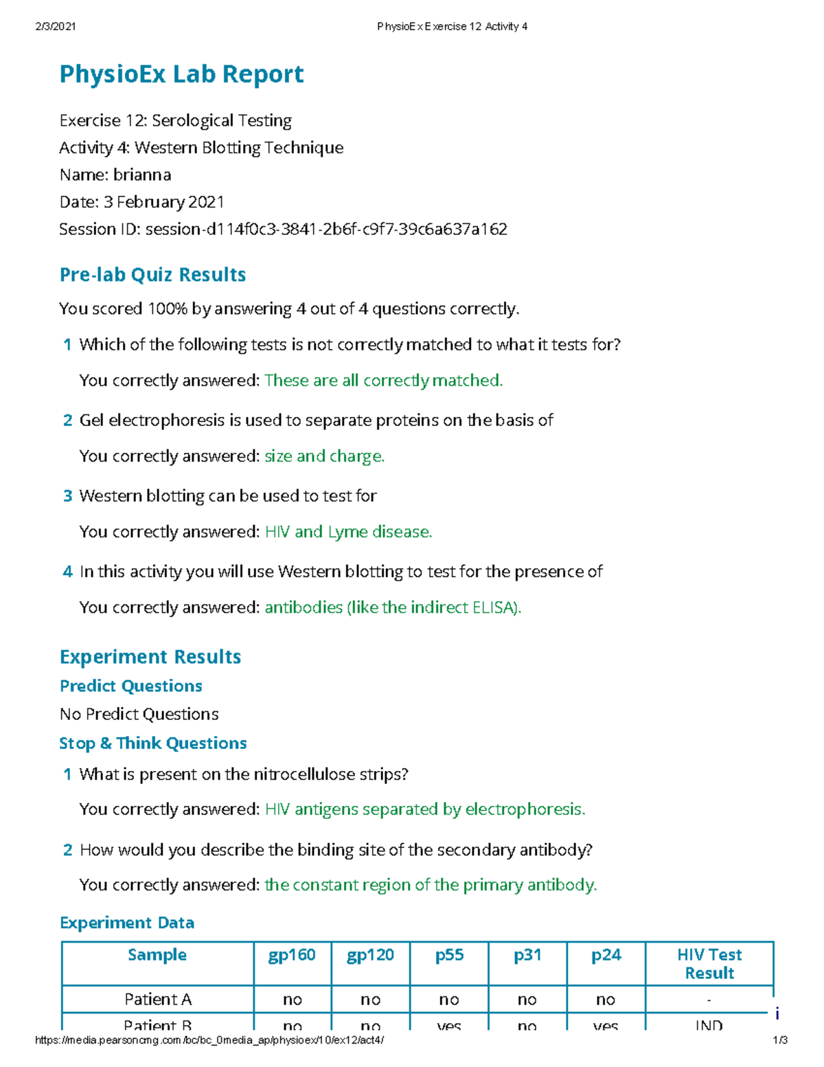 Physio Ex Exercise 12 Activity 4 - pearsoncmg/bc/bc_0media_ap/physioex ...