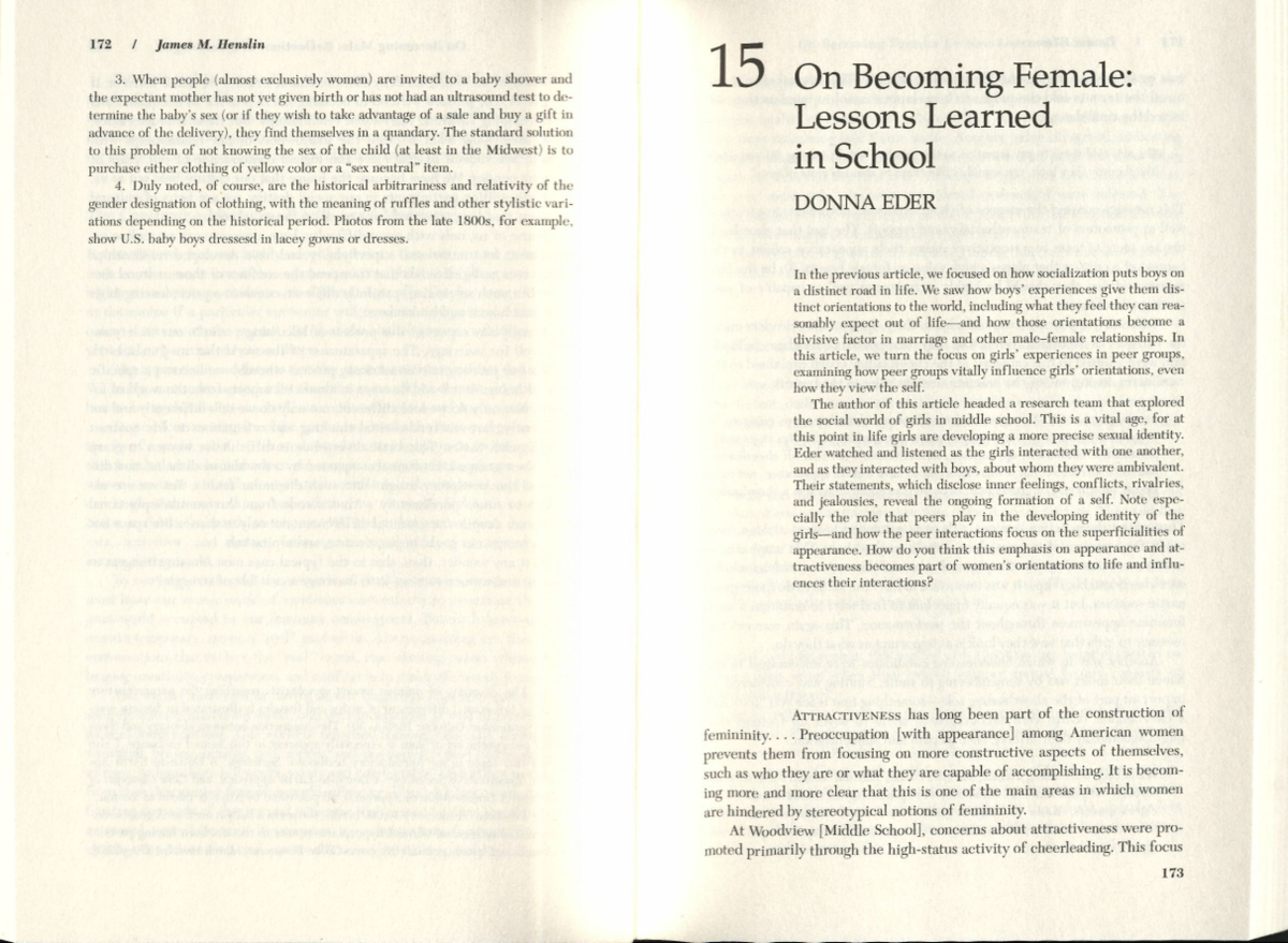 On Becoming Female: Appearance, Peer Influence, and Identity in MS 172 ...