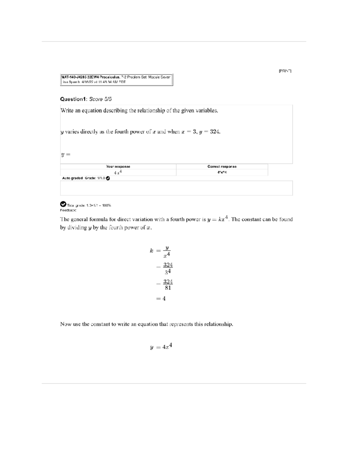 7-2 Problem set Module 7 - 22EW4 Precalculus, Problem Set: Module Seven ...