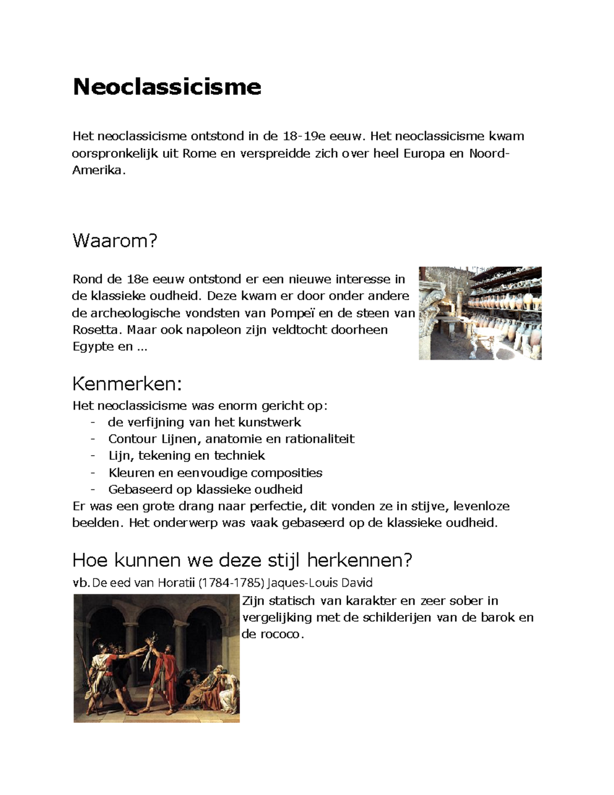 Neoclassicisme Samenvatting: Kenmerken en Ontstaan in de 18e-19e Eeuw ...