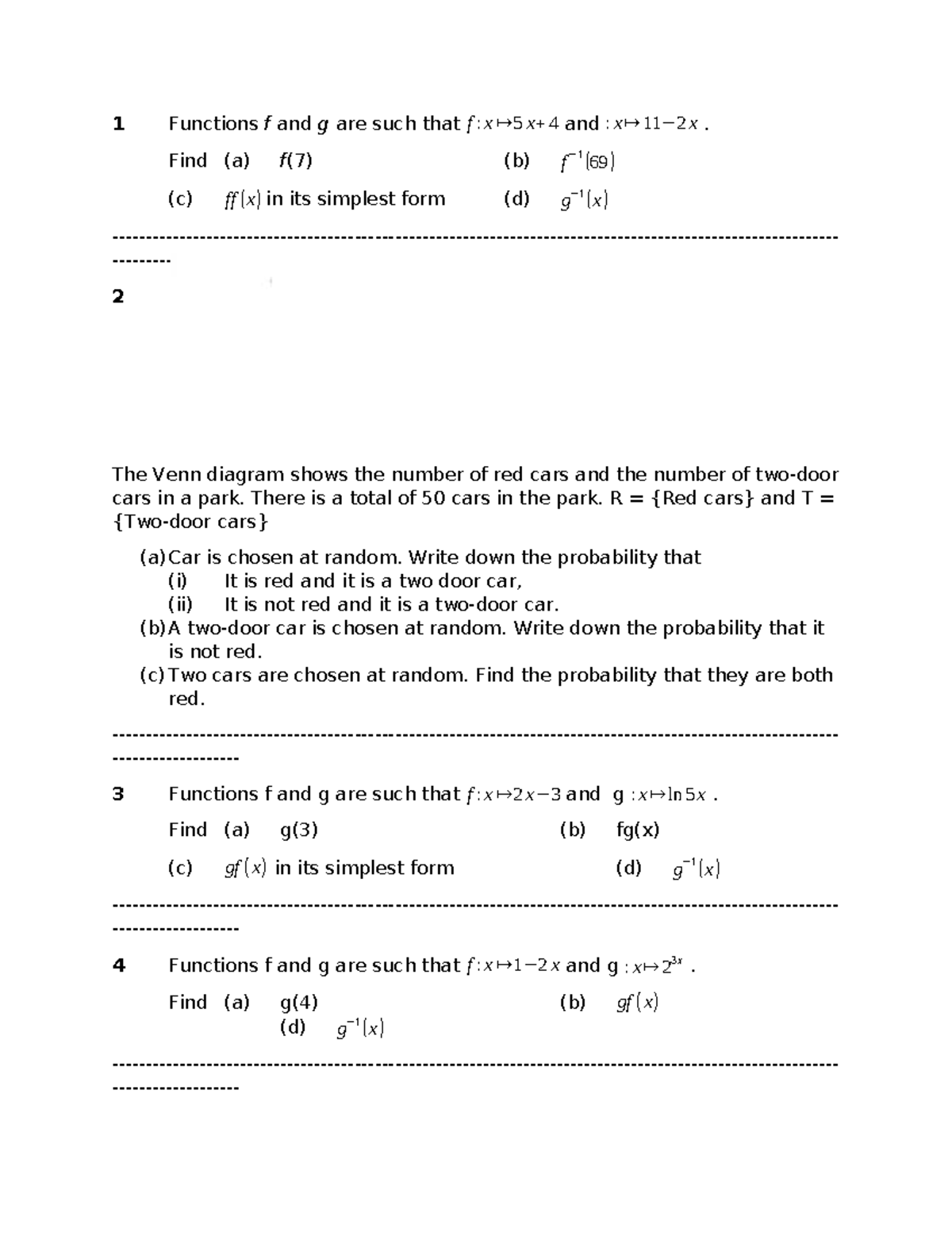 Maths Operation Kgankgamolola General 104224: Functions, Probability ...